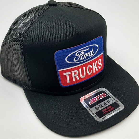 Accessories | Ford Superduty Retro Vintage Style Patch Trucker Hat Cap ...